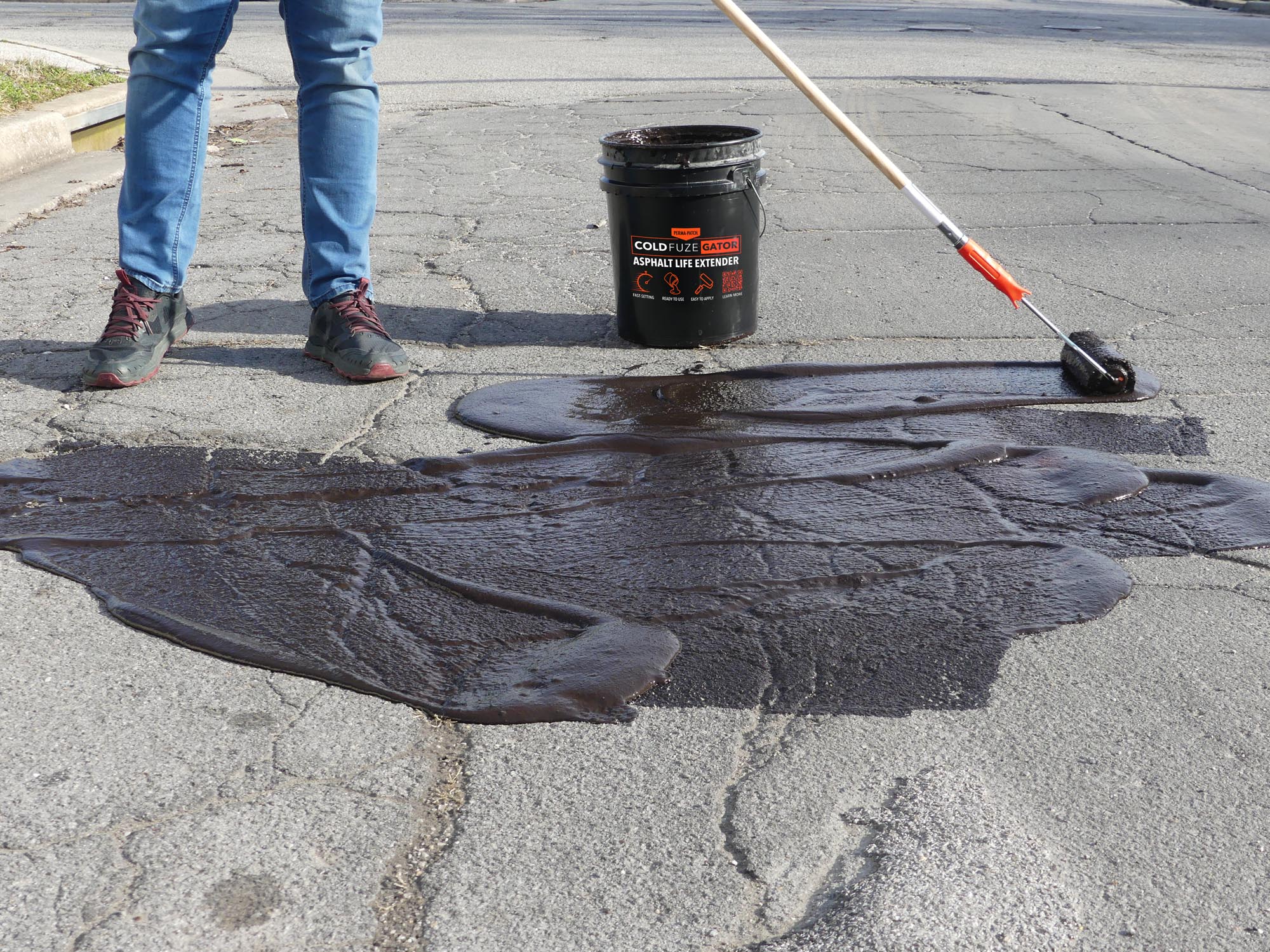 Concrete driveway repair | Perma-Patch