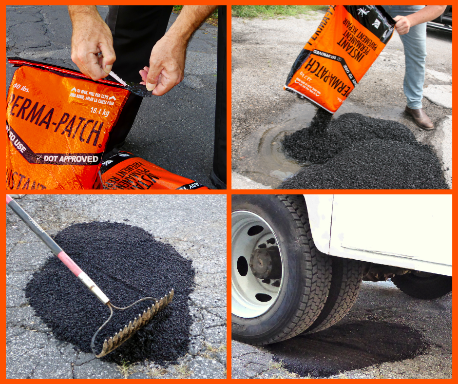 Pothole repair with Jennifer Cline | Perma-Patch